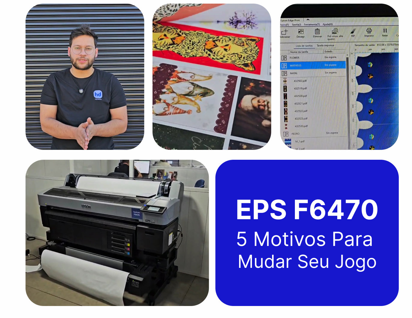 Epson SureColor F6470: 5 Motivos que Fazem Dessa Impressora a Escolha